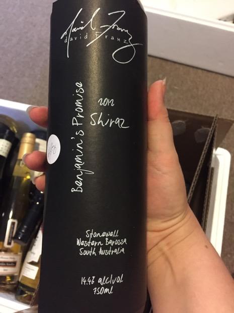 2008 David Franz Shiraz Benjamin's Promise, Australia, South Australia ...