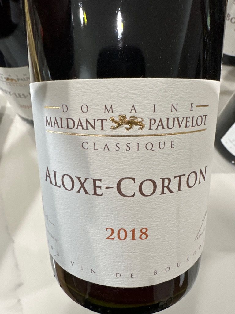 2018 Maldant-Pauvelot Aloxe-Corton, France, Burgundy, Côte de Beaune ...
