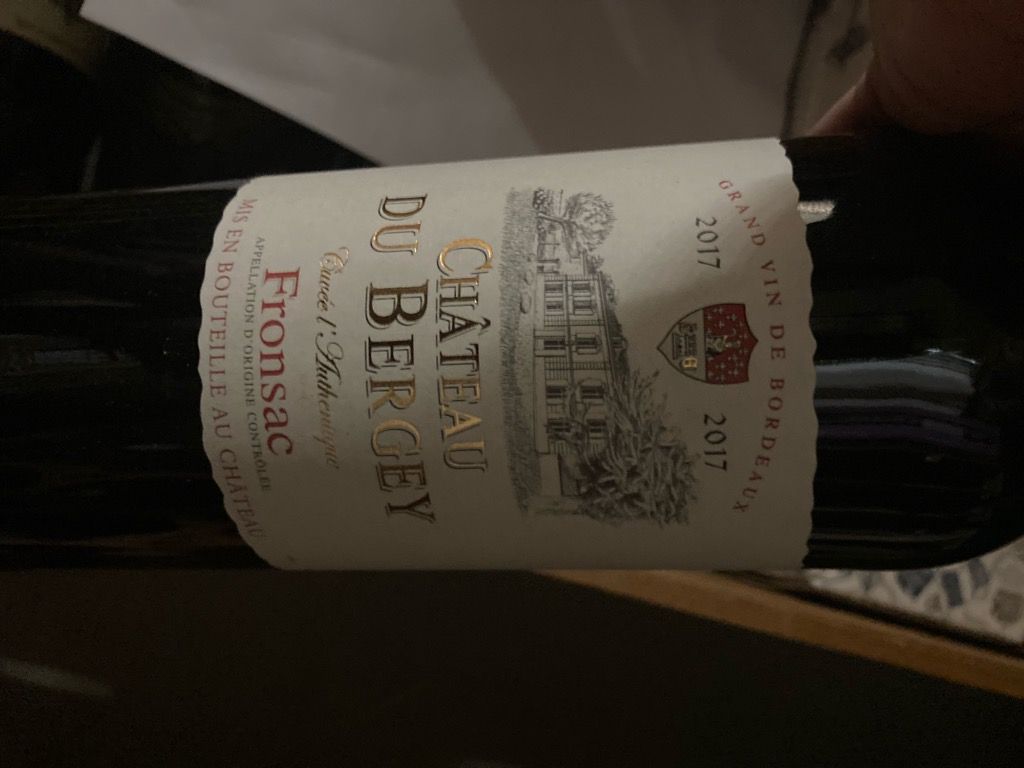 2016 Château du Bergey, France, Bordeaux, Libournais, Fronsac ...