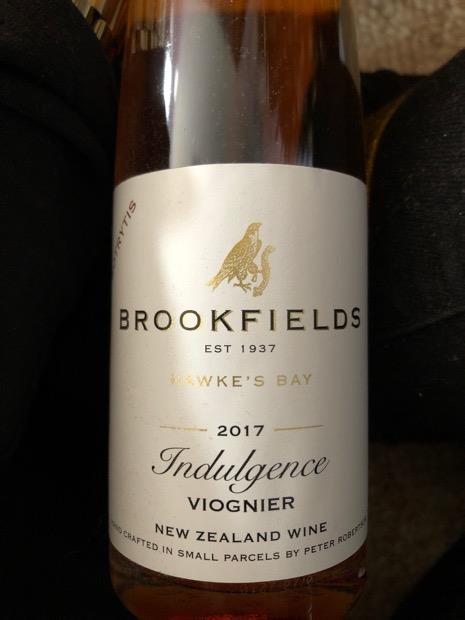 2017 Brookfields Vineyards Viognier Indulgence, New Zealand, North ...