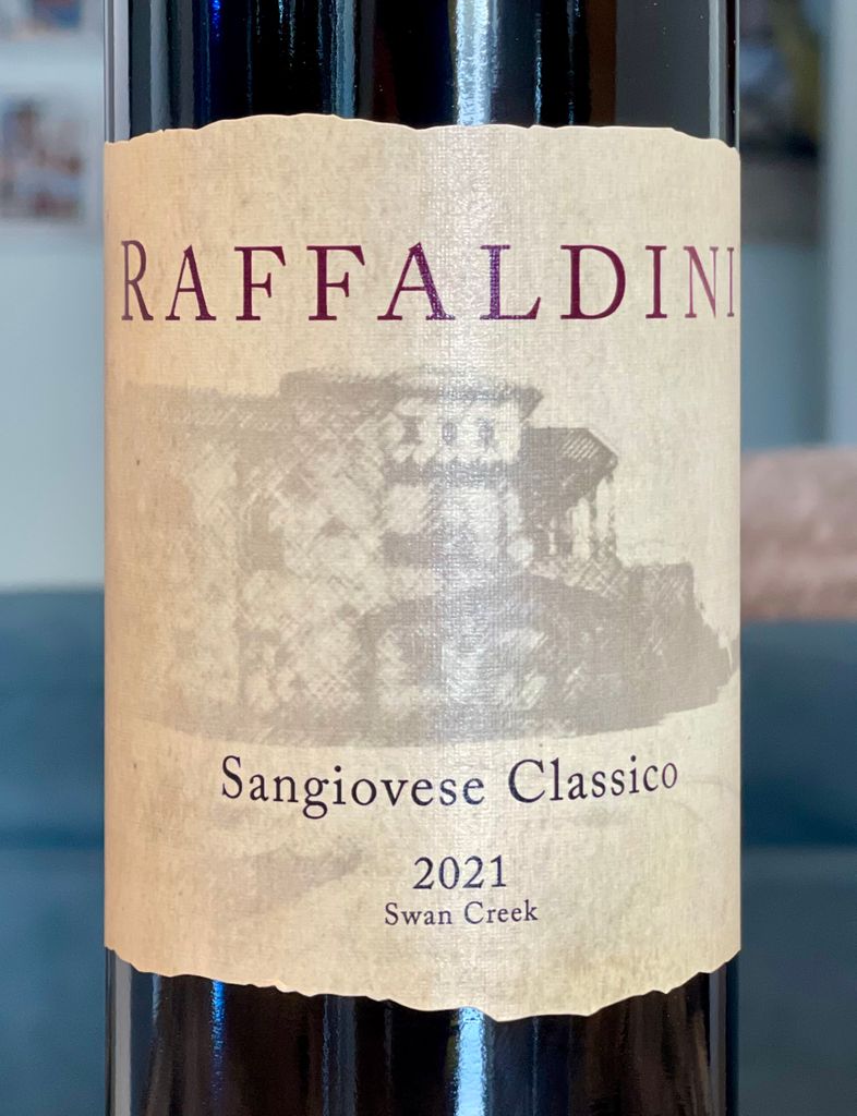 2021 Raffaldini Vineyards Sangiovese Classico, USA, North Carolina ...