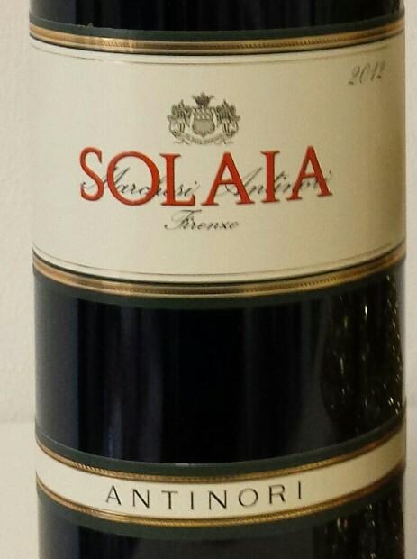 2012 Antinori Solaia Toscana IGT, Italy, Tuscany, Toscana IGT ...
