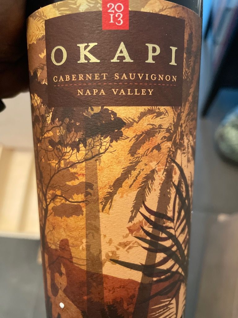 2016 Okapi Wines Cabernet Sauvignon Jungle Love Vineyard, USA ...