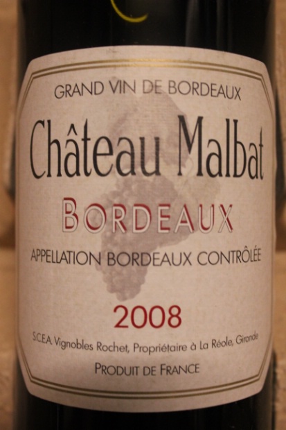 2008 Château Malbat, France, Bordeaux - CellarTracker