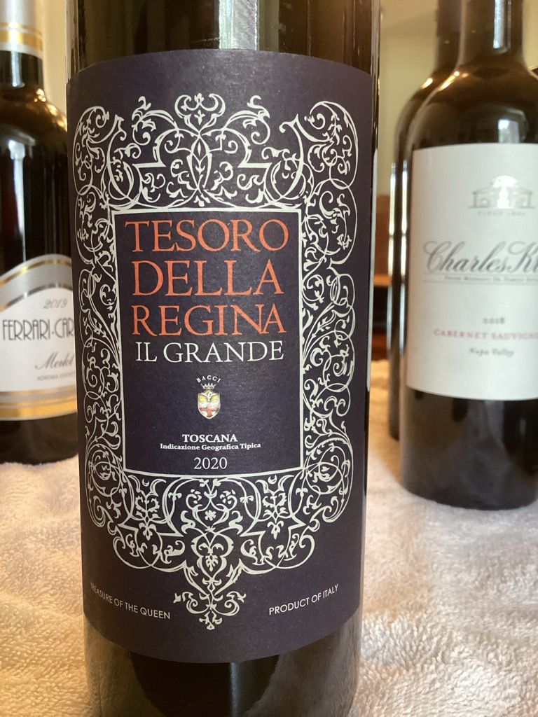 2020 Tesoro della Regina IL Grande Toscana IGT, Italy, Tuscany, Toscana ...