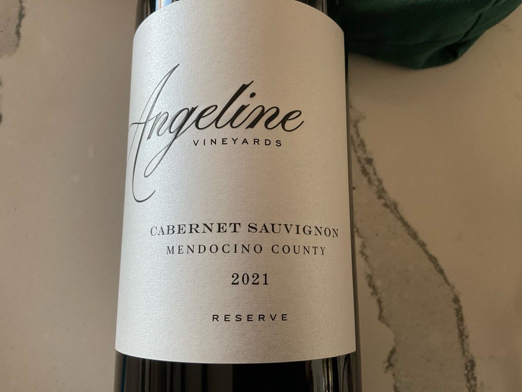 2022 Angeline Cabernet Sauvignon Reserve, USA, California, North Coast ...