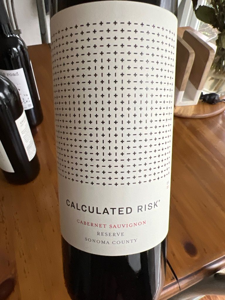 2021 Calculated Risk Cabernet Sauvignon Sonoma County Reserve, USA ...