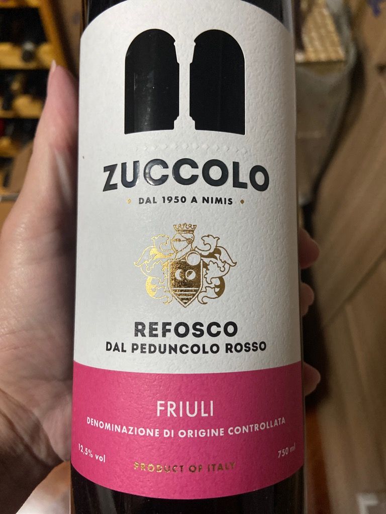 2020 Zuccolo Refosco Friuli Grave, Italy, Friuli-Venezia Giulia, Friuli ...