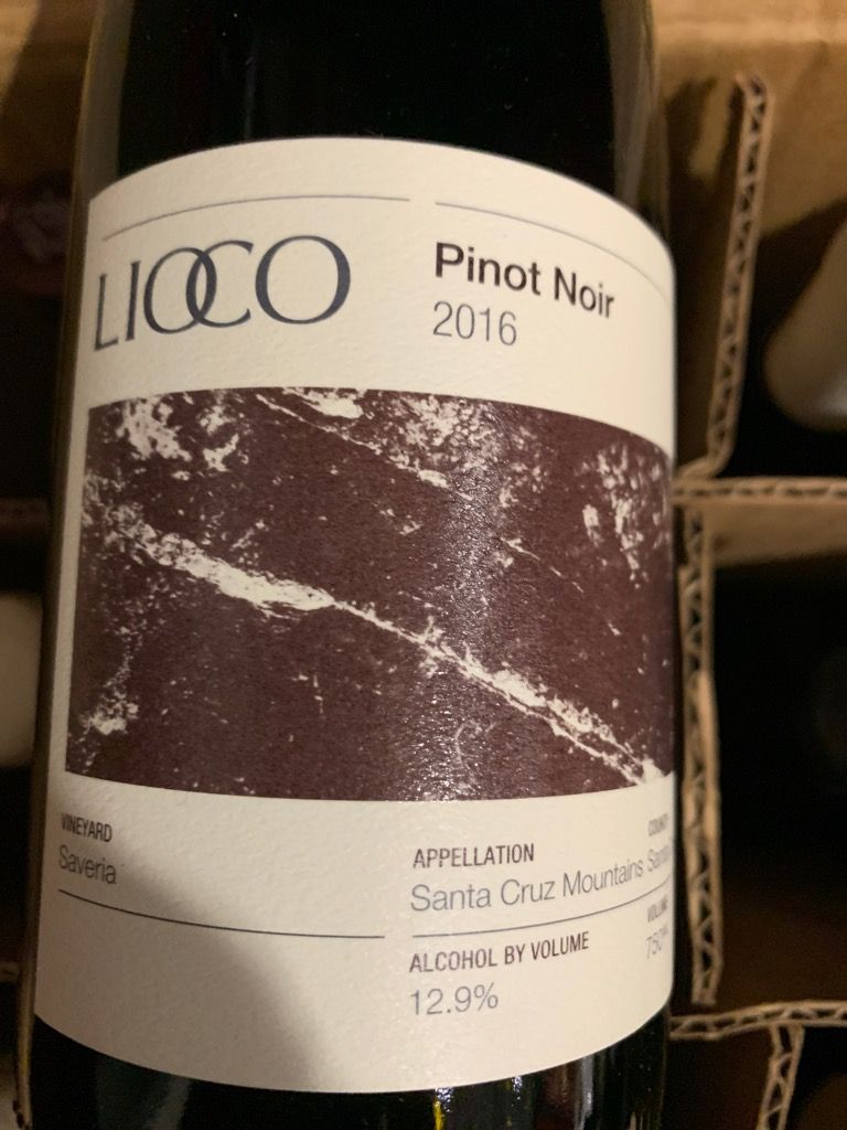 2016 Lioco Pinot Noir Saveria Vineyard, USA, California, Santa Cruz ...