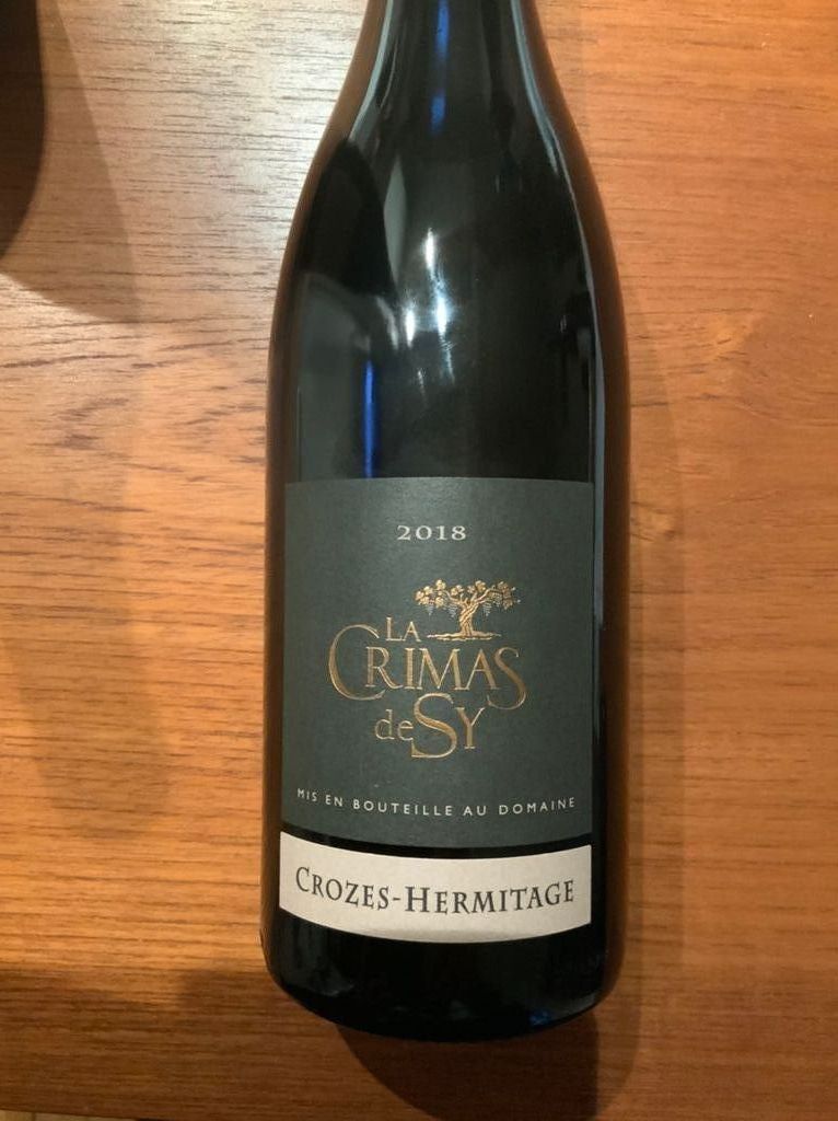 2018 Domaine du Murinais Crozes-Hermitage La Crimas de Sy, France ...