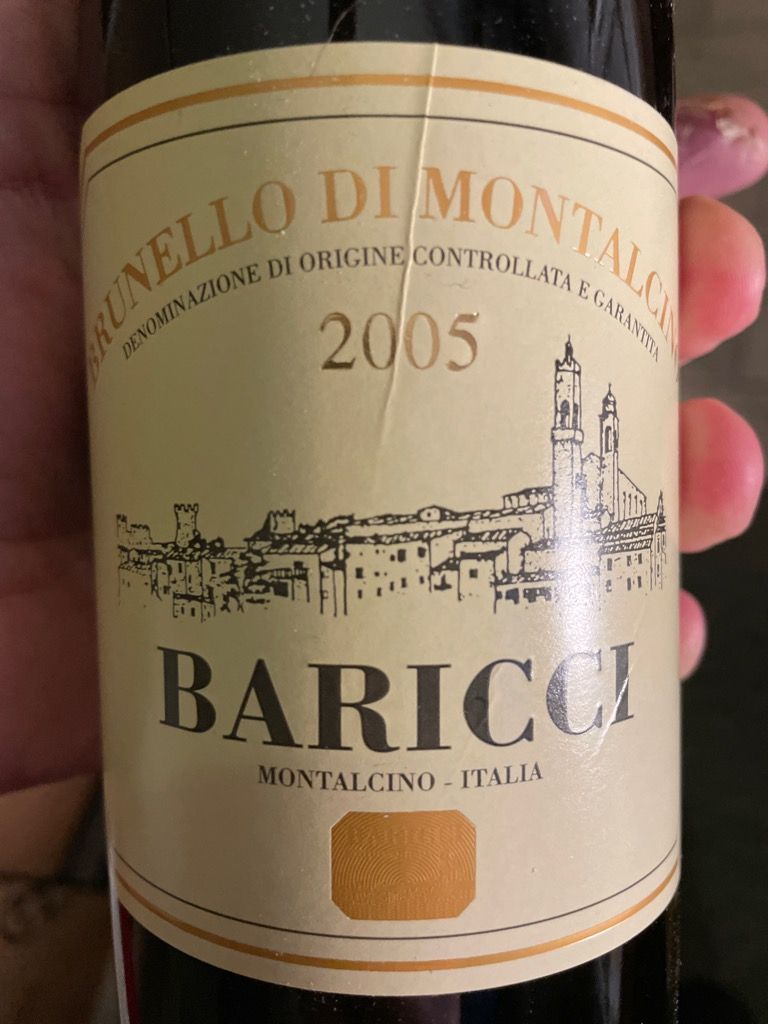 2005 Baricci Brunello di Montalcino, Italy, Tuscany, Montalcino ...