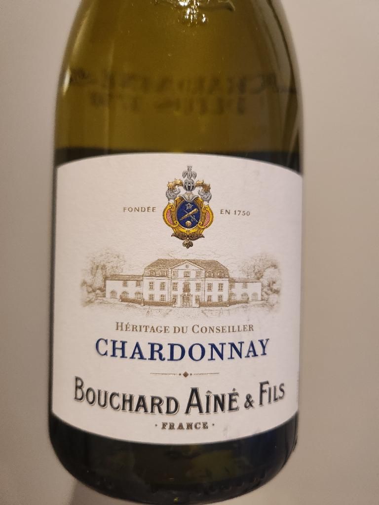2022 Bouchard Aîné & Fils Chardonnay Héritage du Conseiller, France ...