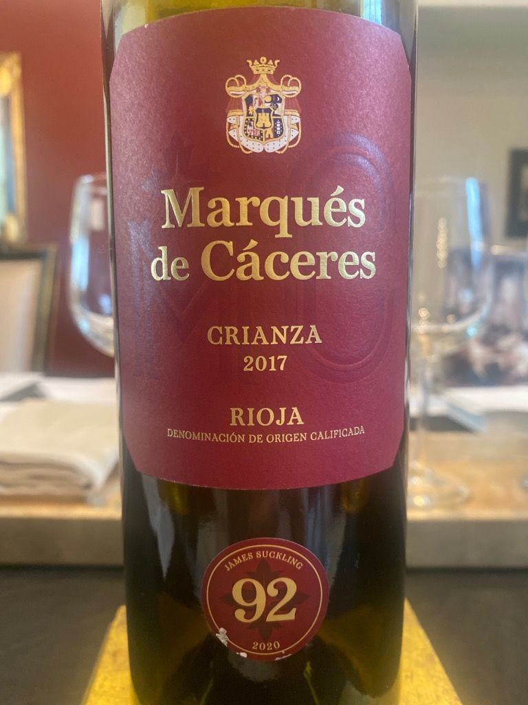 2016 Marqués de Cáceres Rioja Vendimia Seleccionada Crianza, Spain, La ...