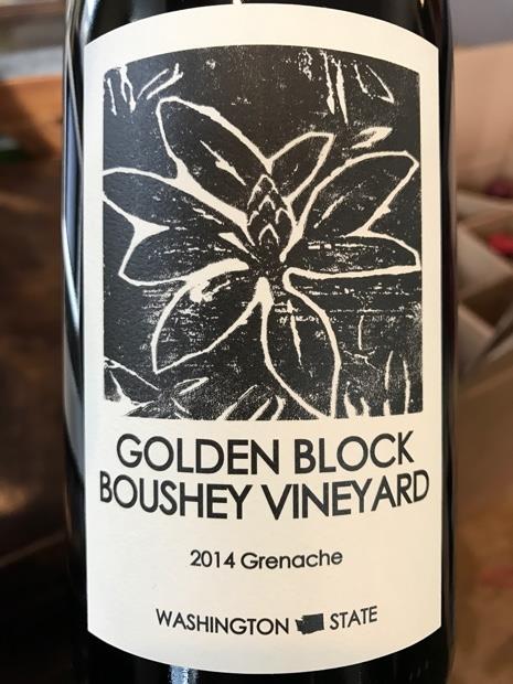 2014 Block Wines Golden Block Boushey Vineyard Yakima Valley, USA ...