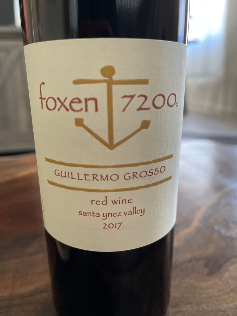 2017 Foxen 7200 Guillermo Grosso, USA, California, Central Coast, Santa ...