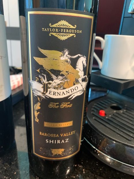2015 Taylor Ferguson Shiraz Fernando The First, Australia, South ...
