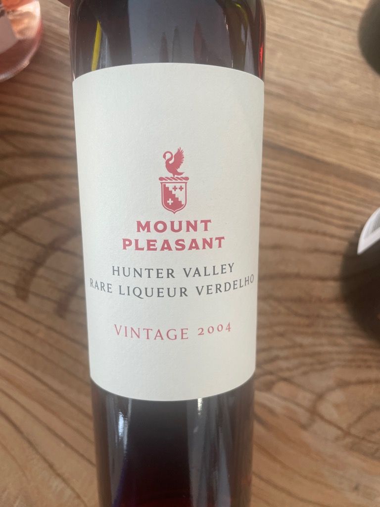 2004 Mount Pleasant Wines Verdelho Rare Liqueur, Australia, New South ...