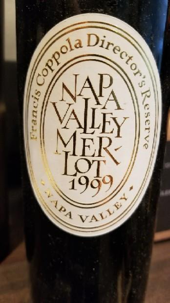 1998 Francis Ford Coppola Merlot Director's Reserve, USA, California ...