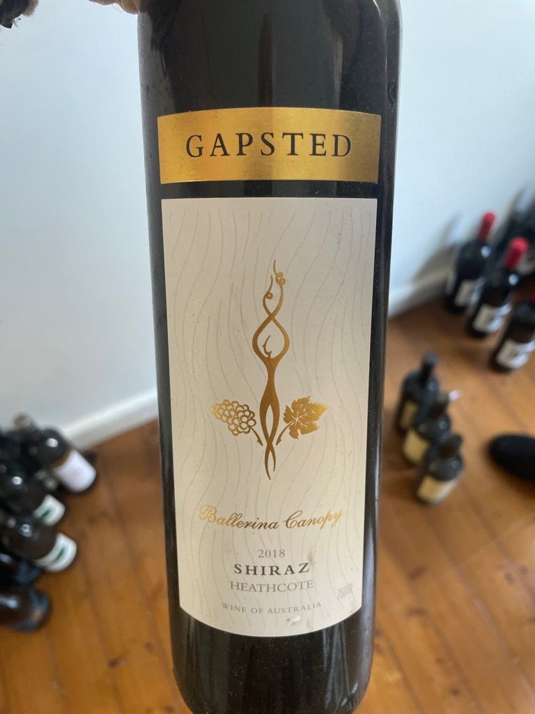 2021 Gapsted Shiraz Ballerina Canopy, Australia, Victoria, Central ...