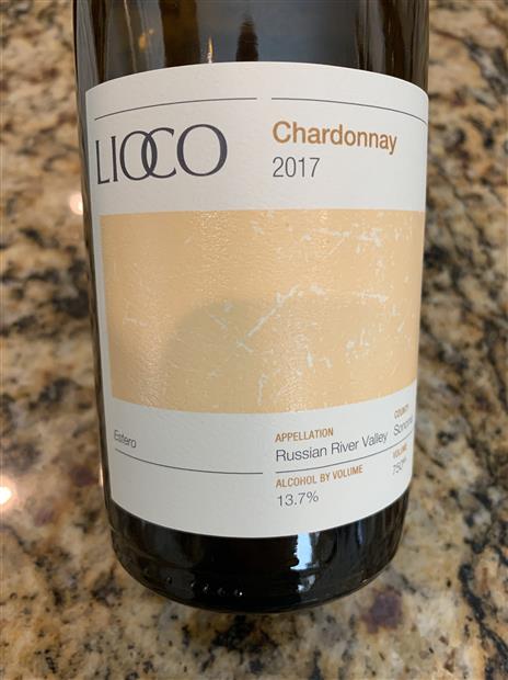 2017 Lioco Chardonnay Estero, USA, California, Sonoma County, Russian ...