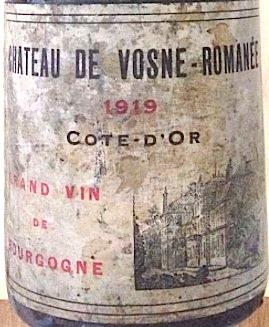 1919 Château de Vosne-Romanée Vosne-Romanée, France, Burgundy, Côte de ...