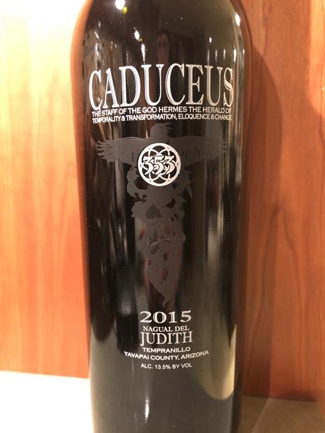 2015 Caduceus Cellars Tempranillo Nagual del Judith Judith Block, USA ...