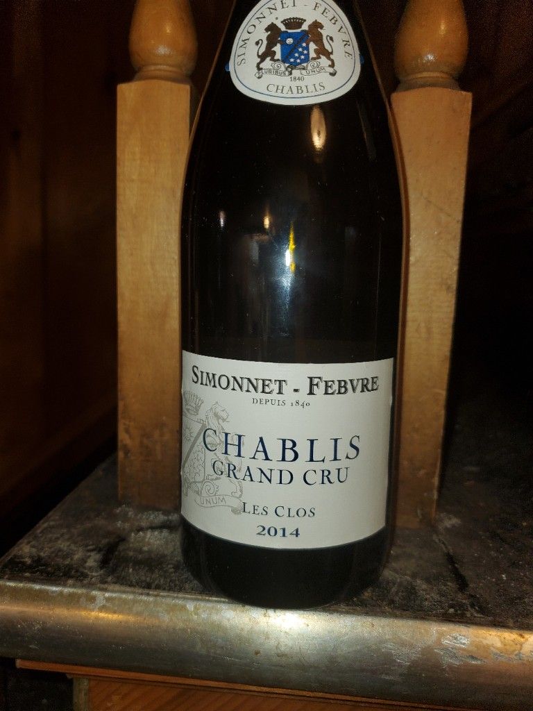 2014 Simonnet-Febvre Chablis Grand Cru Les Clos, France, Burgundy ...