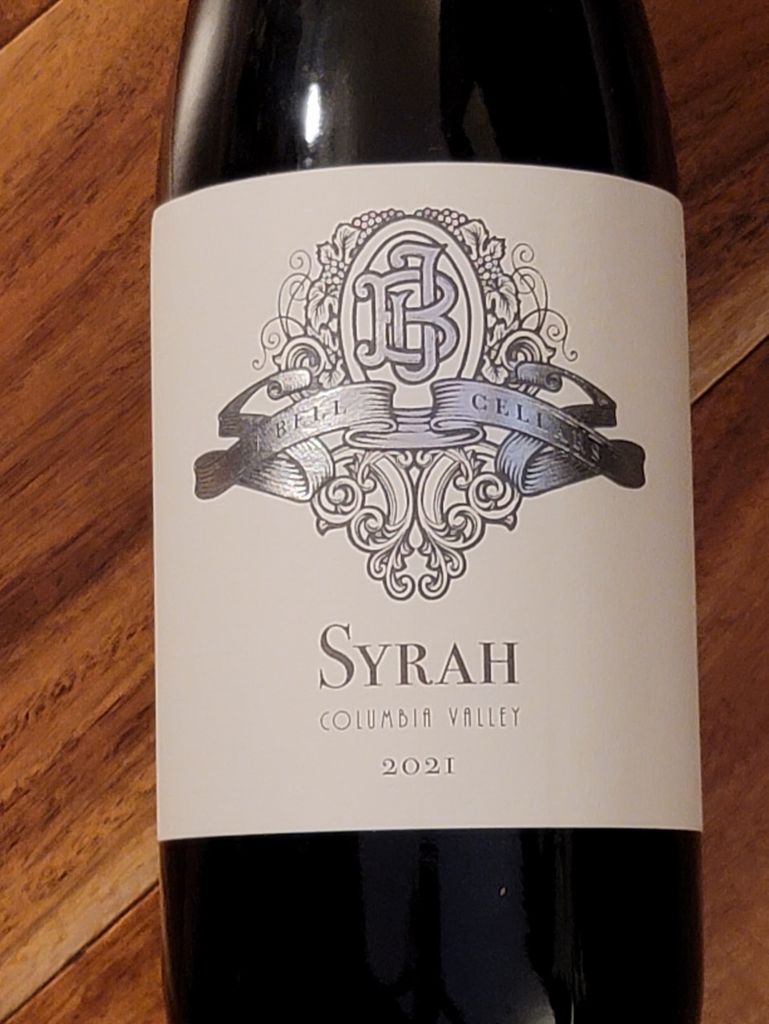 2021 J Bell Cellars Syrah, USA, Washington, Columbia Valley - CellarTracker