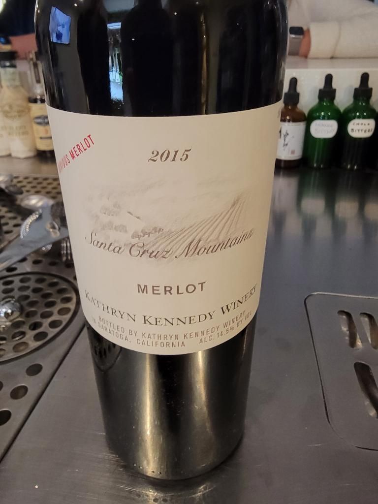 2015 Kathryn Kennedy Merlot Serious Merlot Santa Cruz Mountains, USA ...