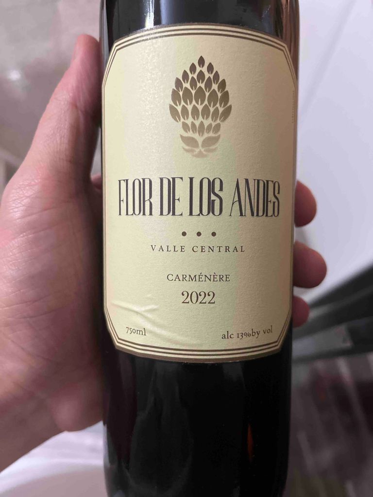 2022 Morandé Carménère Flor de los Andes, Chile, Central Valley ...