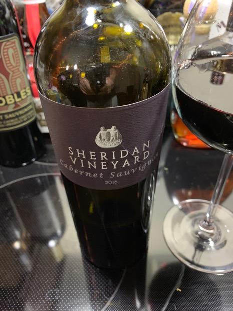 2016 Sheridan Vineyard Cabernet Sauvignon, USA, Washington, Columbia ...