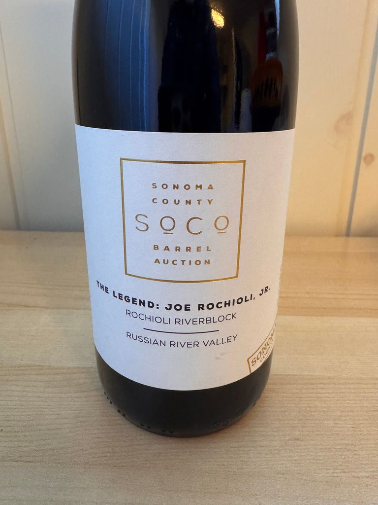 2022 Williams Selyem Pinot Noir SoCo Barrel Auction Lot #56 The Legend ...