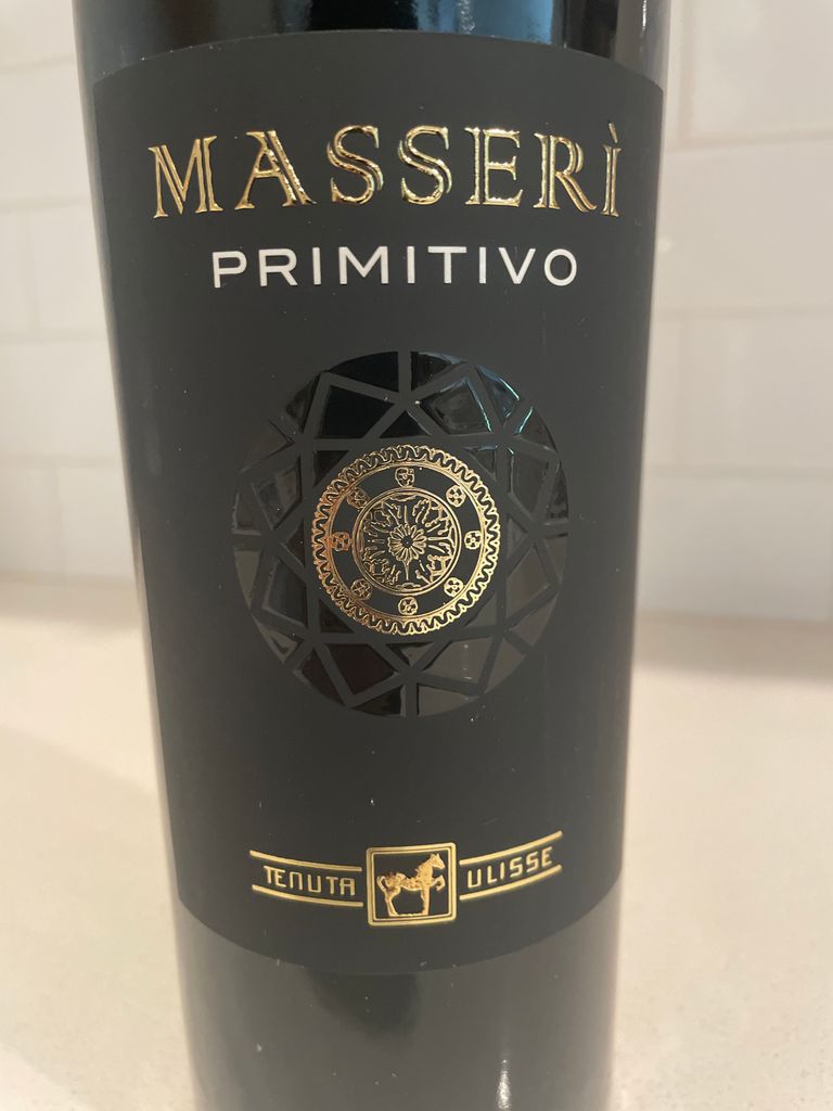 2021 Tenuta Ulisse Primitivo Masserì, Italy, Abruzzi, Terre di Chieti ...