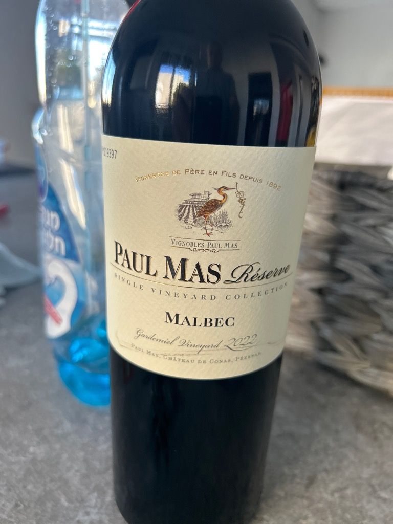2021 Les Domaines Paul Mas Malbec Reserve Single Vineyard Collection ...