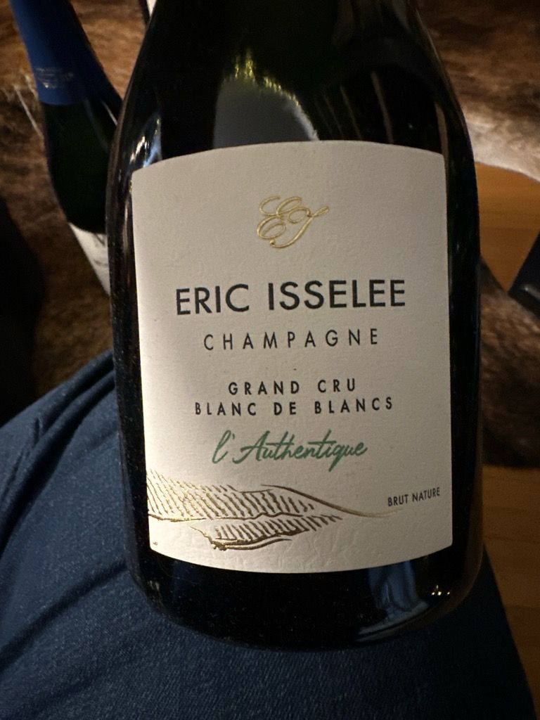NV Isselée Eric Champagne Grand Cru Blanc de Blancs L'Authentique ...