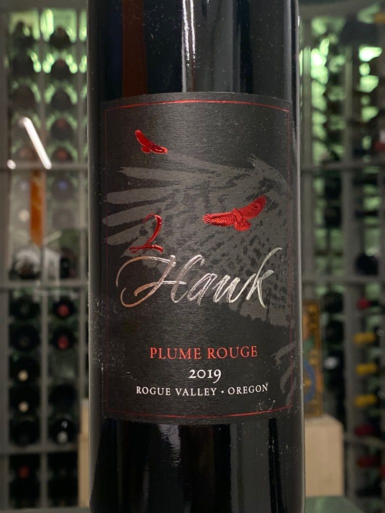 2019 2 Hawk Vineyard & Winery Plume Rouge, USA, Oregon, Southern Oregon ...