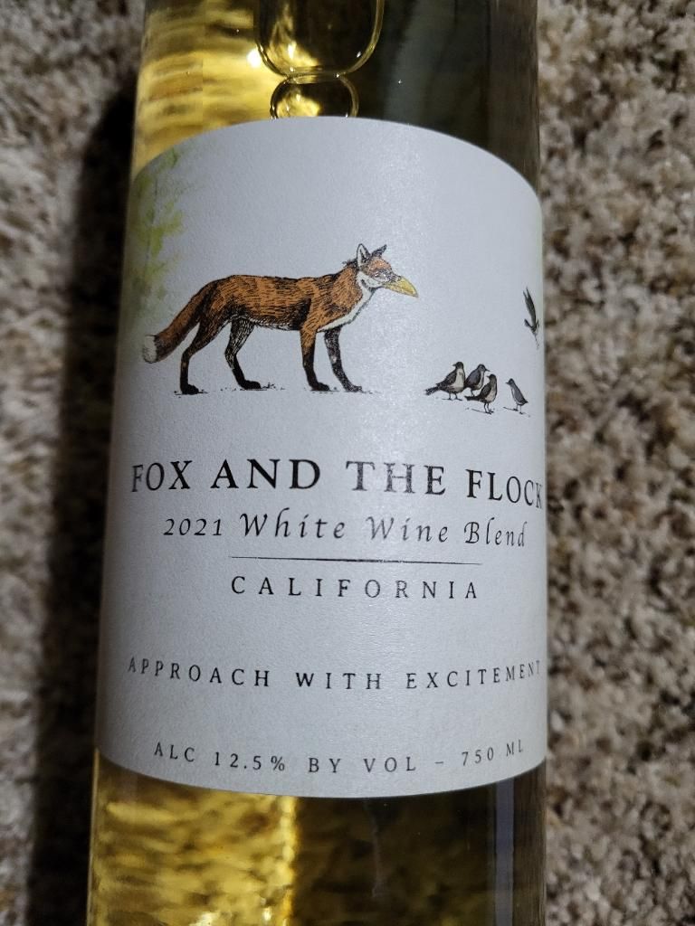 2021 Fox and the Flock Chardonnay, USA, California - CellarTracker