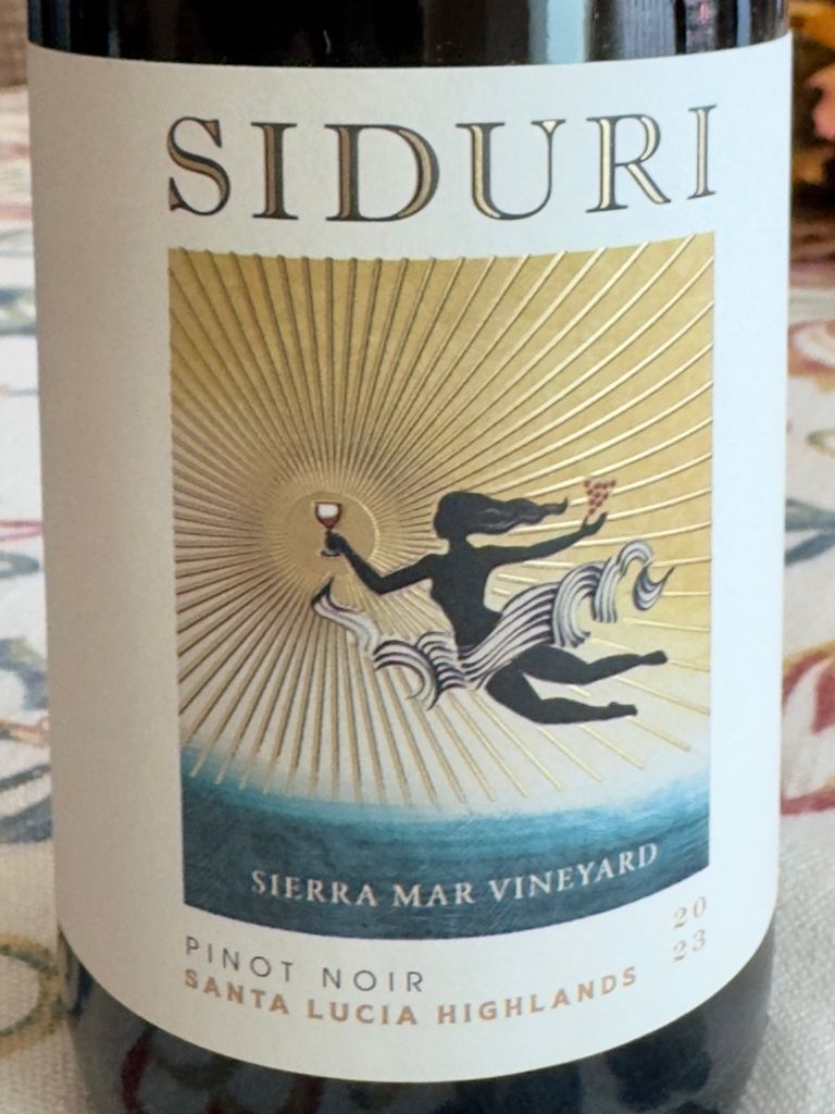 2023 Siduri Pinot Noir Sierra Mar Vineyard, USA, California, Central ...