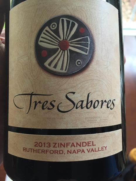 2013 Tres Sabores Zinfandel Rutherford Estate, USA, California, Napa ...