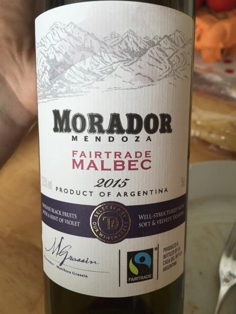 2015 Sainsbury's Malbec Taste the Difference Fairtrade Morador ...