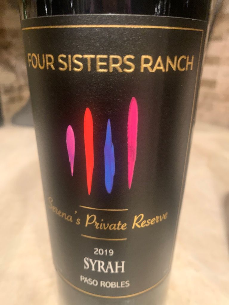 2019 Four Sisters Ranch Cabernet Sauvignon Serena's Private Reserve ...