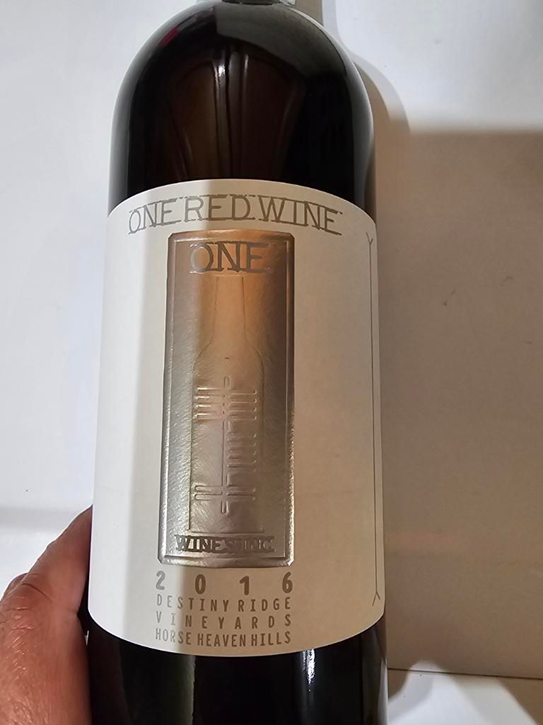 2016 One Wines Inc One Red Wine Destiny Ridge, USA, Washington ...