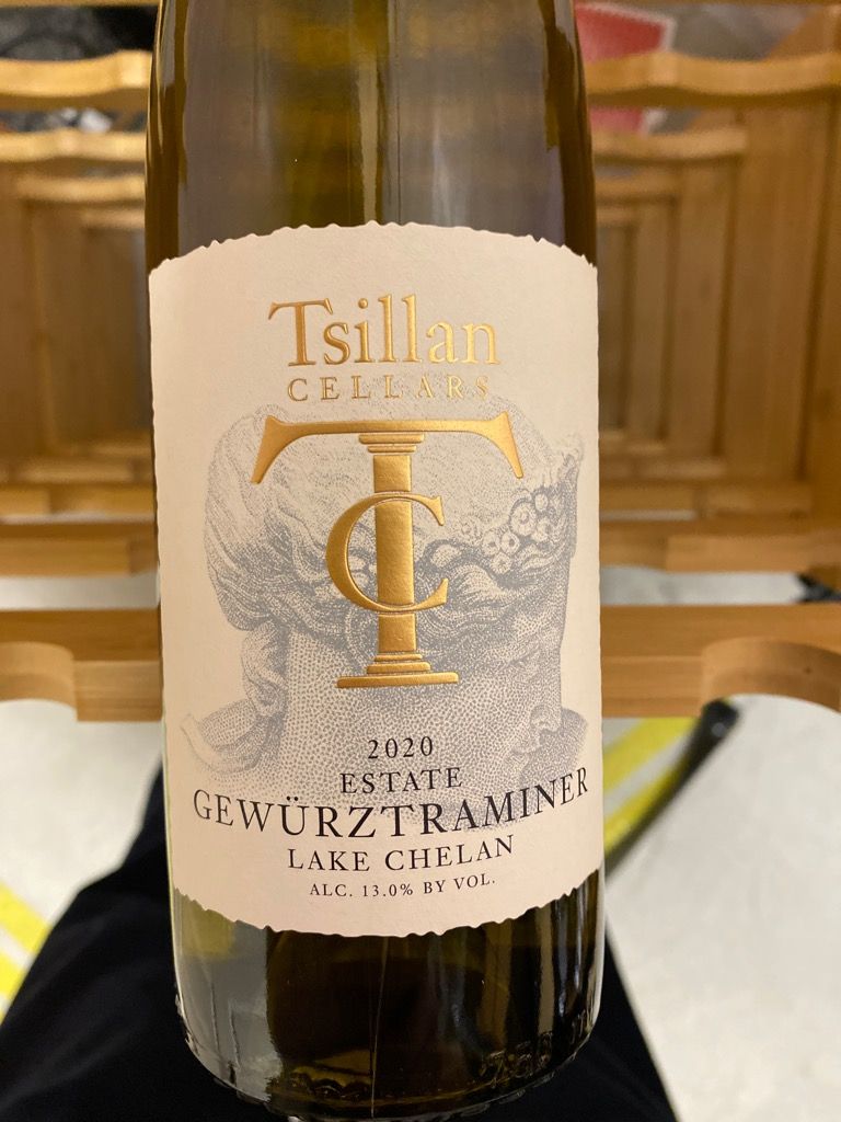 2020 Tsillan Cellars Gewürztraminer Estate, USA, Washington, Columbia ...