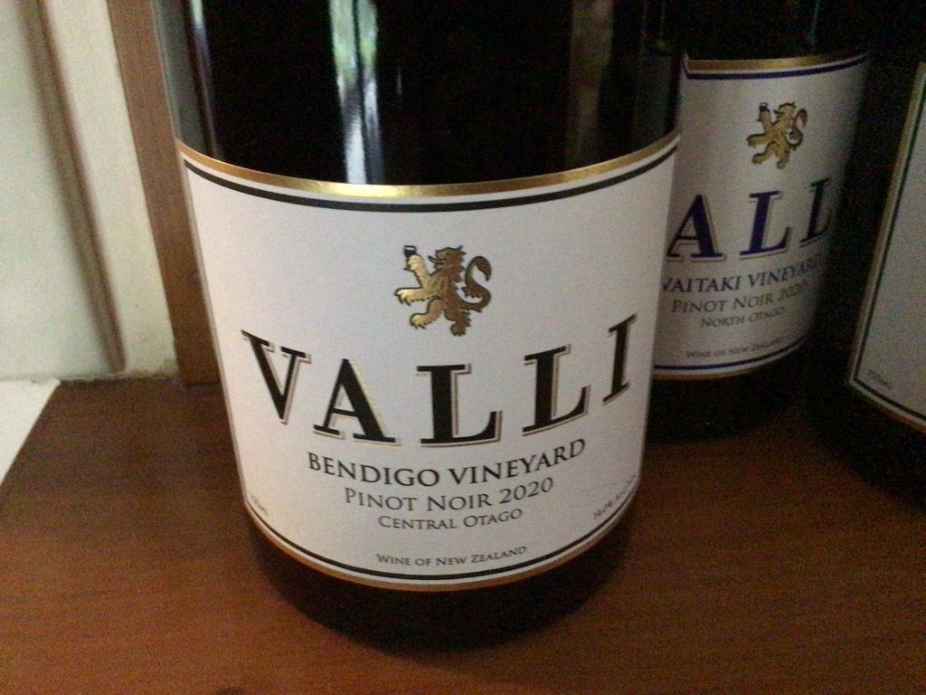 2020 Valli Pinot Noir Waitaki Vineyard, New Zealand, South Island ...