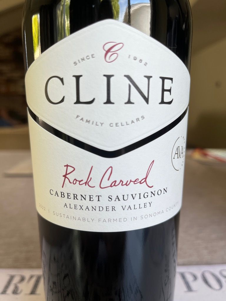 2022 Cline Cellars Cabernet Sauvignon Rock Carved, USA, California ...