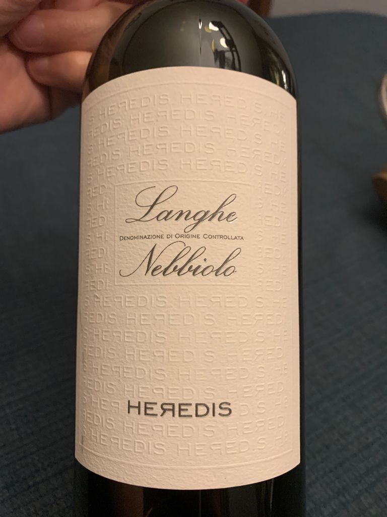 2020 I Colli Rossi Langhe Nebbiolo Heredis, Italy, Piedmont, Langhe ...