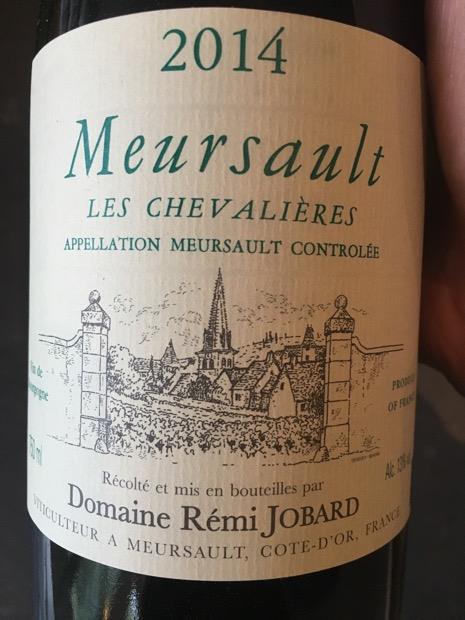 2014 Domaine Rémi Jobard Meursault Les Chevalières, France, Burgundy ...