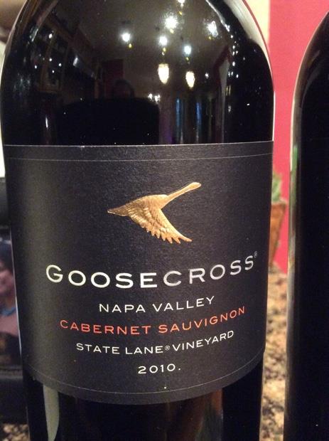 2010 Goosecross Cellars Cabernet Sauvignon State Lane Vineyard, USA ...