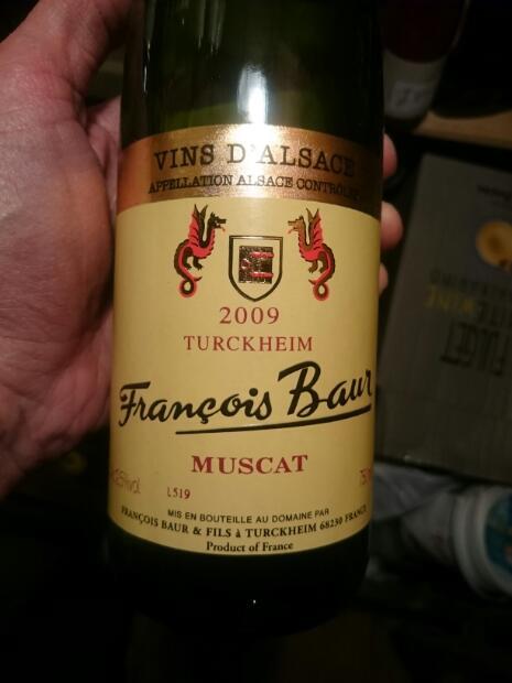 2023 François Baur Muscat, France, Alsace - CellarTracker