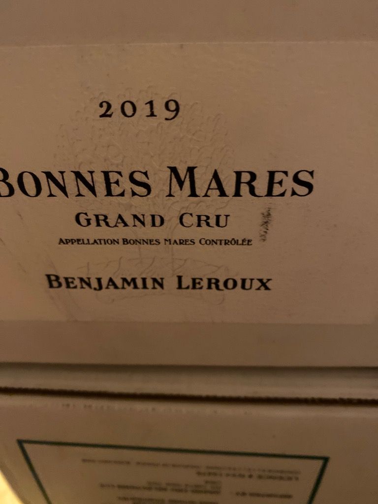 2021 Benjamin Leroux Bonnes Mares, France, Burgundy, Côte de Nuits ...